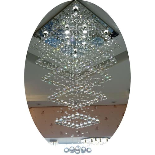 Luminária Torre Com Cristais legítimos k9 30mm | Extra