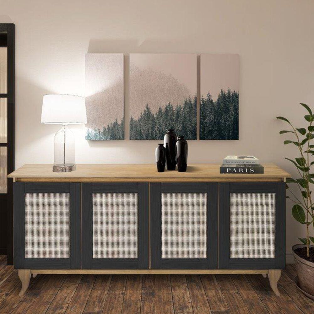 Aparador buffet rustico madeira macica imbuia | Extra