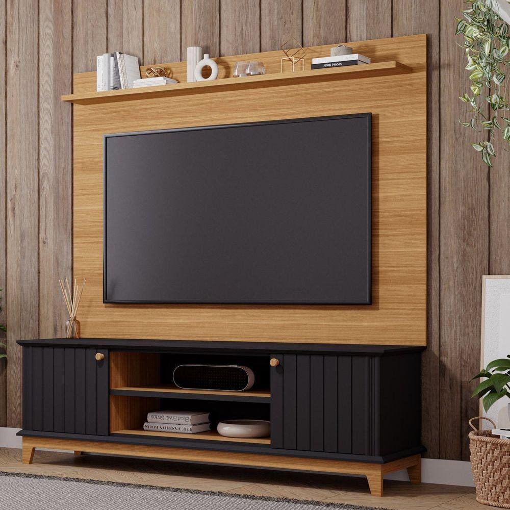 Tv painel 60 polegadas cinza liso | Extra