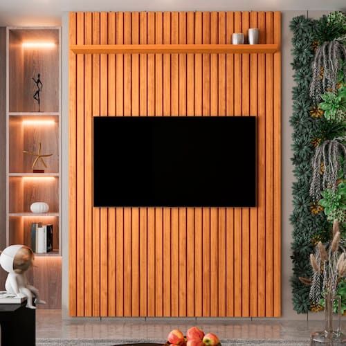 Painel Ripado para TV Até 55 Polegadas | Extra