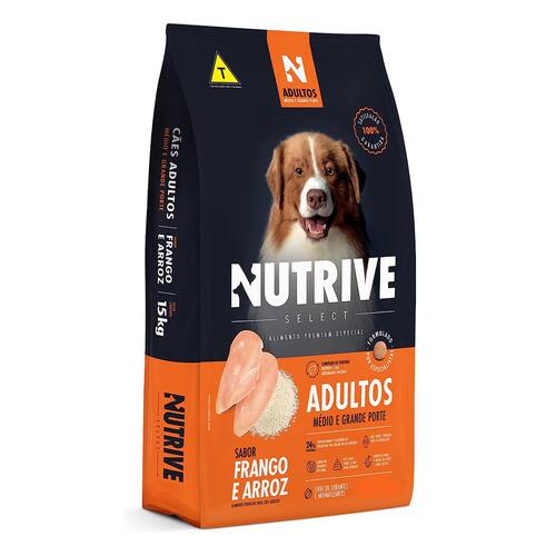 Ração Cães Nutrive Select Adultos Médio | Extra