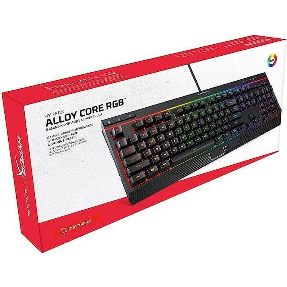 Teclado mecanico gamer hyperx alloy origin core rgb switch hyperx red ...