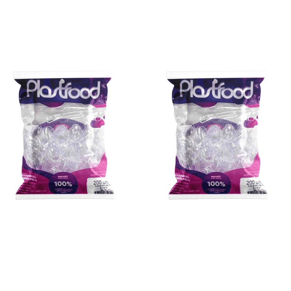 Palheta remos cristal para cafe pacote com 500 unidades plastfood | Extra
