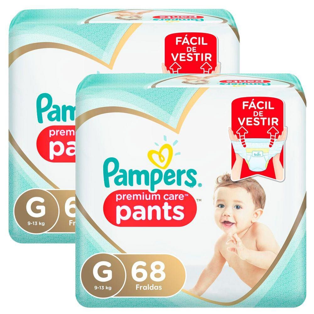 Fralda pampers pants g premium care | Extra