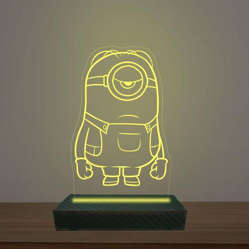 Luminária Led 3d Minions Abajur Luxo | Extra