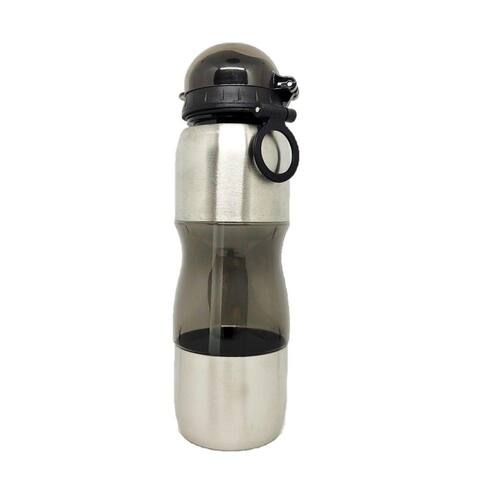 Garrafa Squeeze Design Plástico e Inox 600ml | Extra