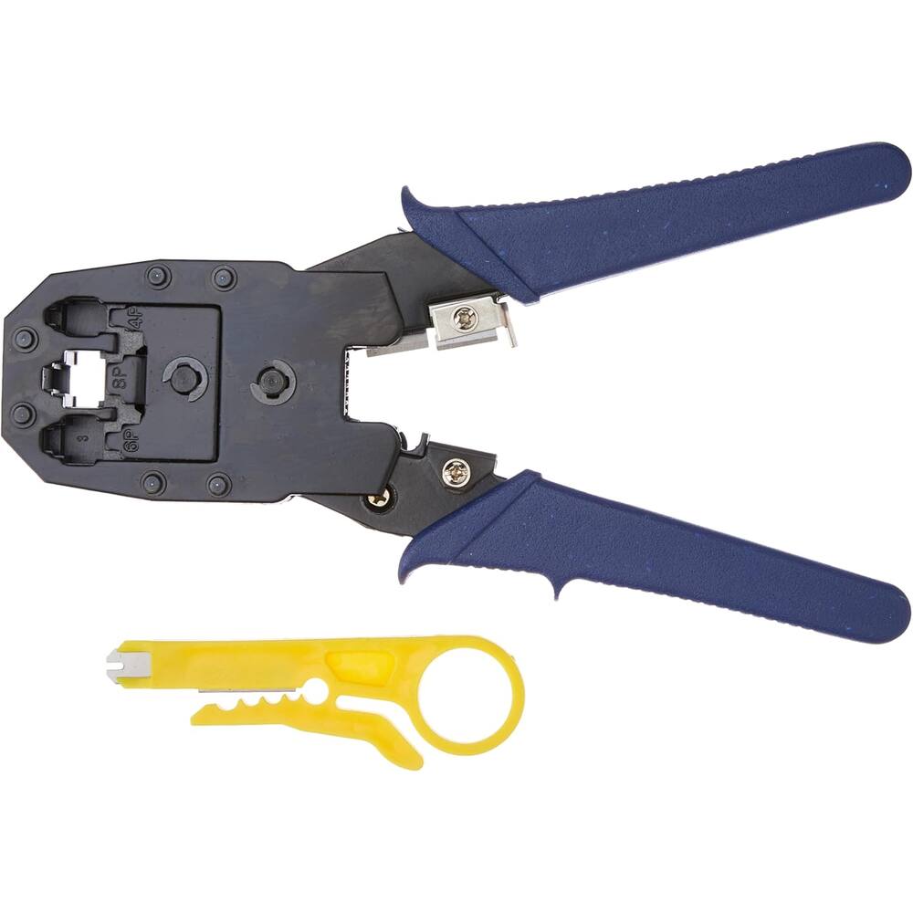 Alicate crimpar rj45 rj12 rj11 com chave keystone desencapador de hyx ...