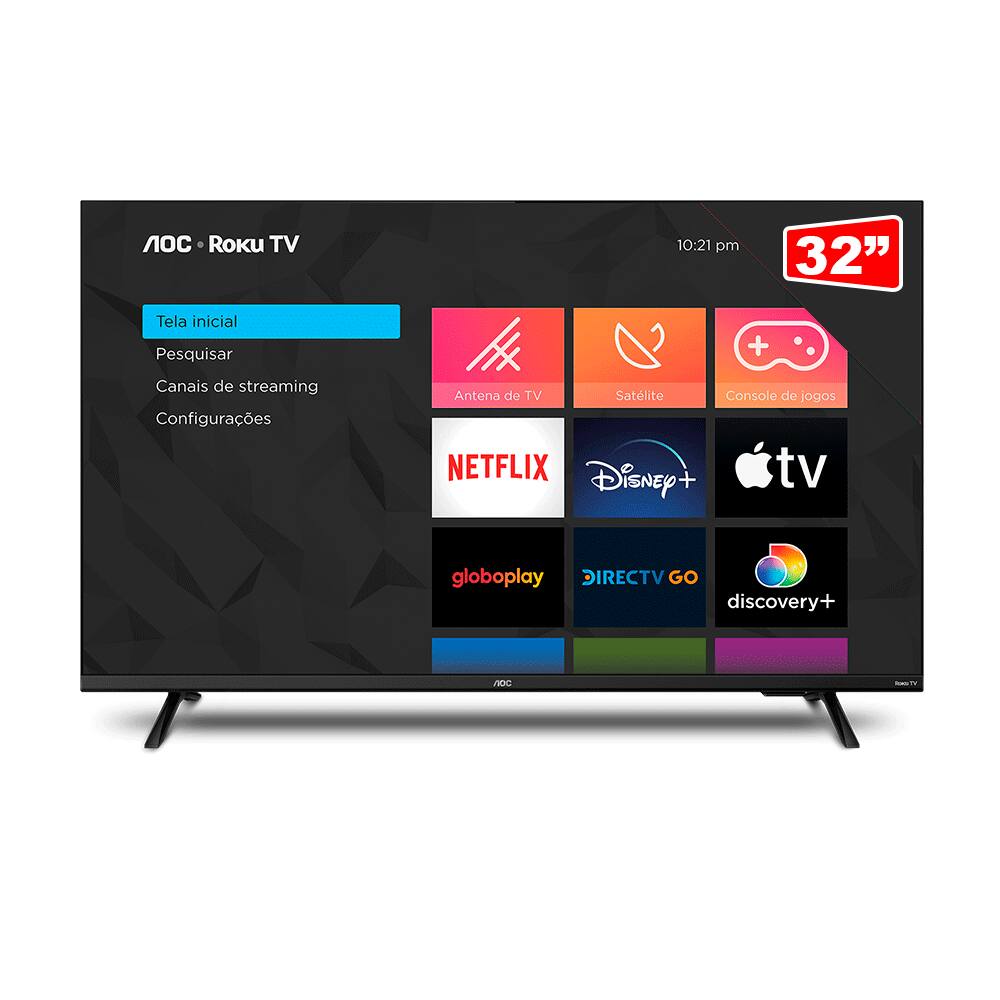 Smart tv led aoc 32 polegadas | Extra