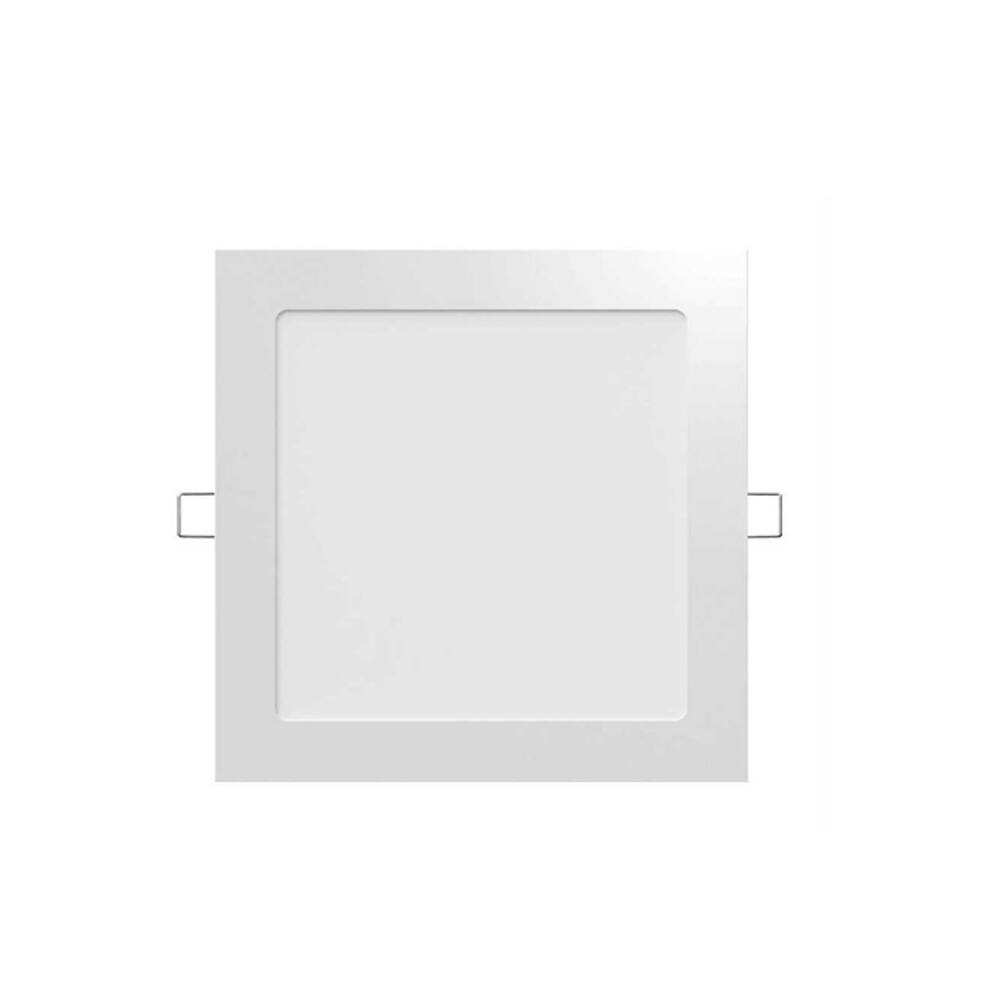Painel plafon led 22x22 branco frio de embutir 18w | Black Friday Extra