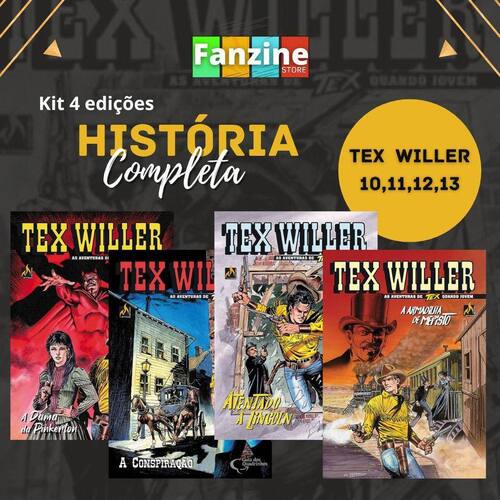 Combo Tex Willer - 10 A 13 - História | Extra