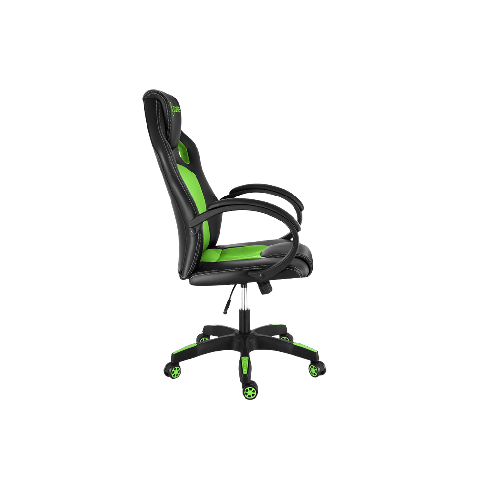 Cadeira gamer xzone em couro preto e verde | Black Friday Extra