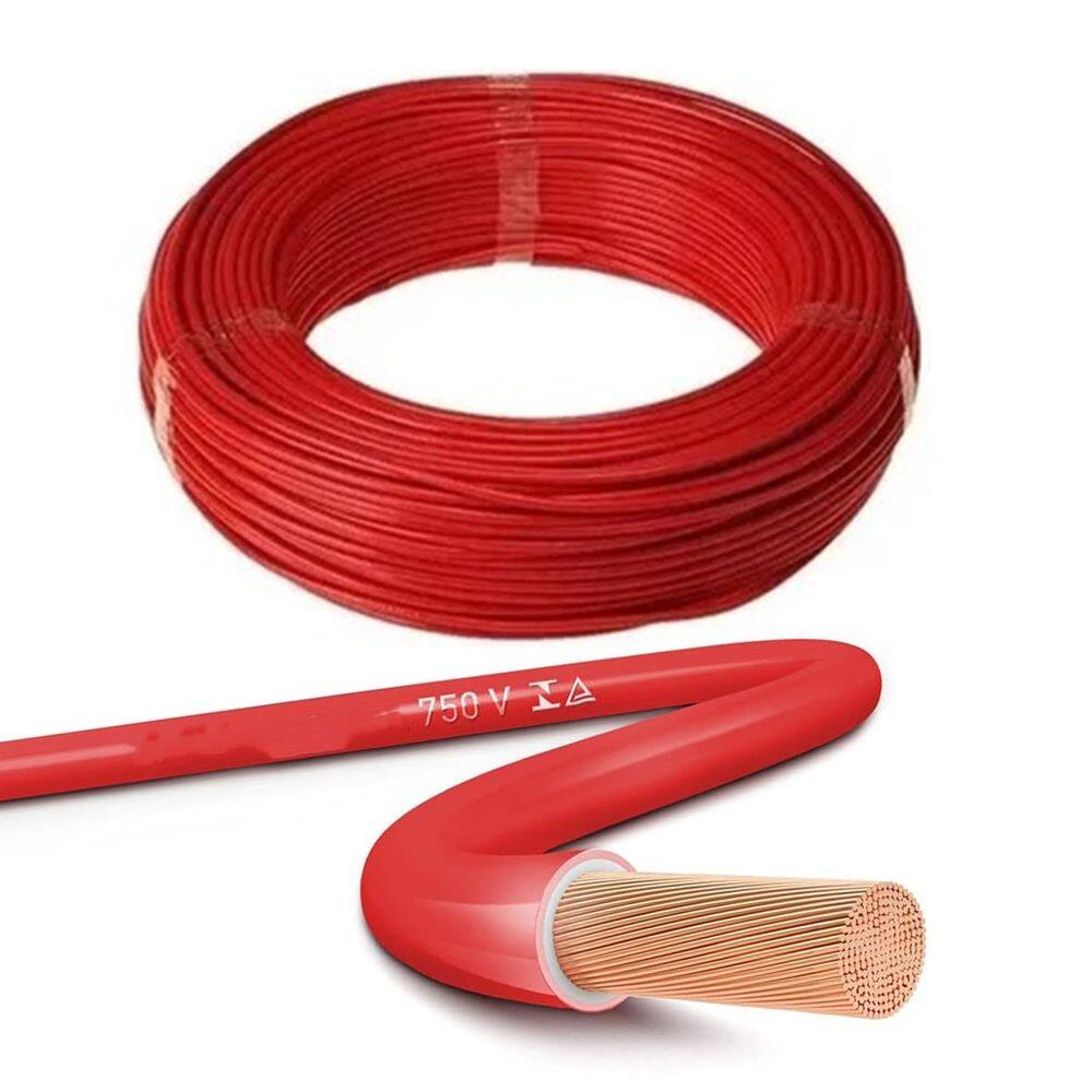 Fio cabo flexivel 100mm 750v rolo 100m antichama c inmetro nambei | Extra
