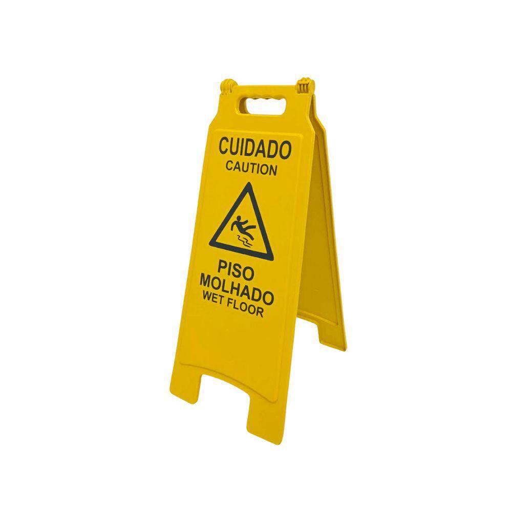 Placa sinalizacao chao molhado | Black Friday Extra Placa sinalizacao chao molhado | Black Friday Extra