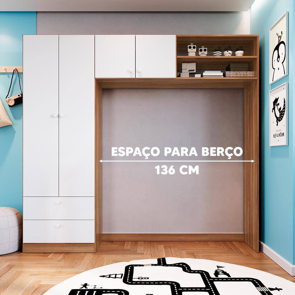 Guarda roupa com espaco com tv | Extra