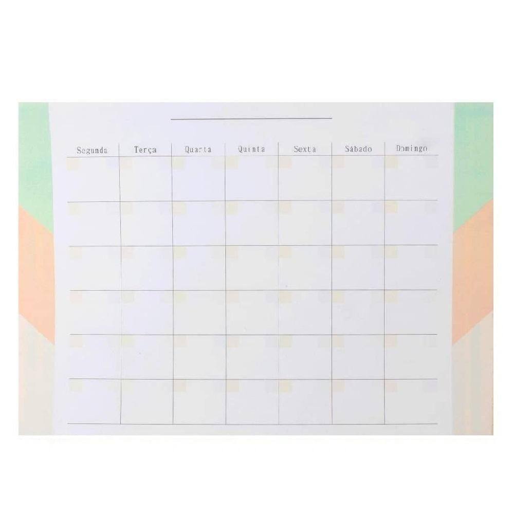 Bloco planner com 30 folhas mensal | Extra