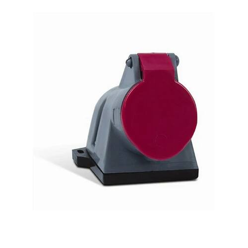 Tomada De Sobrepor S5006 Vermelha 3p+n+t 16a | Extra