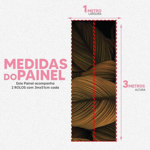 Papel De Parede Painel 3D Folhas Dólar | Extra