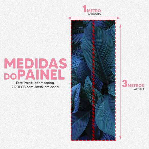 Papel De Parede Painel 3D Folhas Dólar | Extra