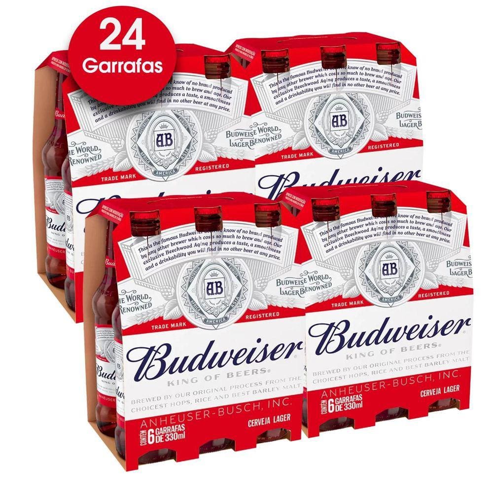 Cerveja budweiser 330ml | Extra