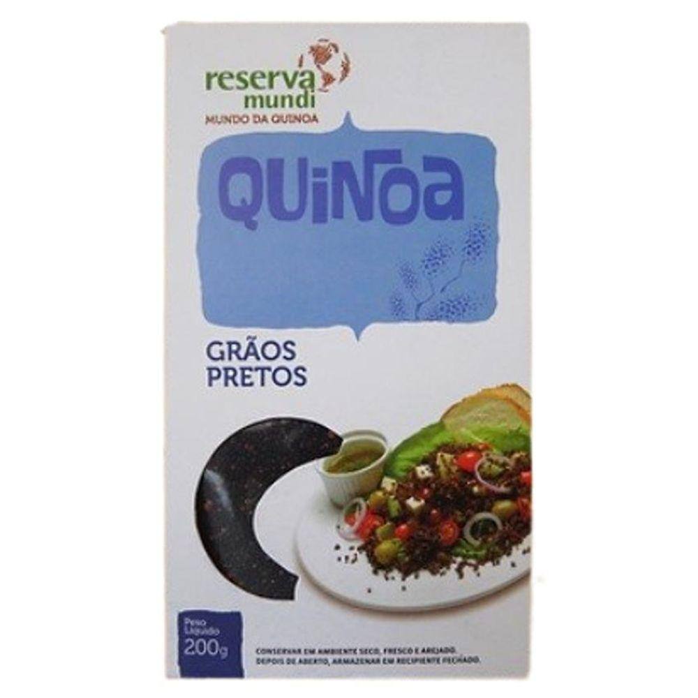 Quinoa em Grãos Preta Sem Glúten Reserva | Extra