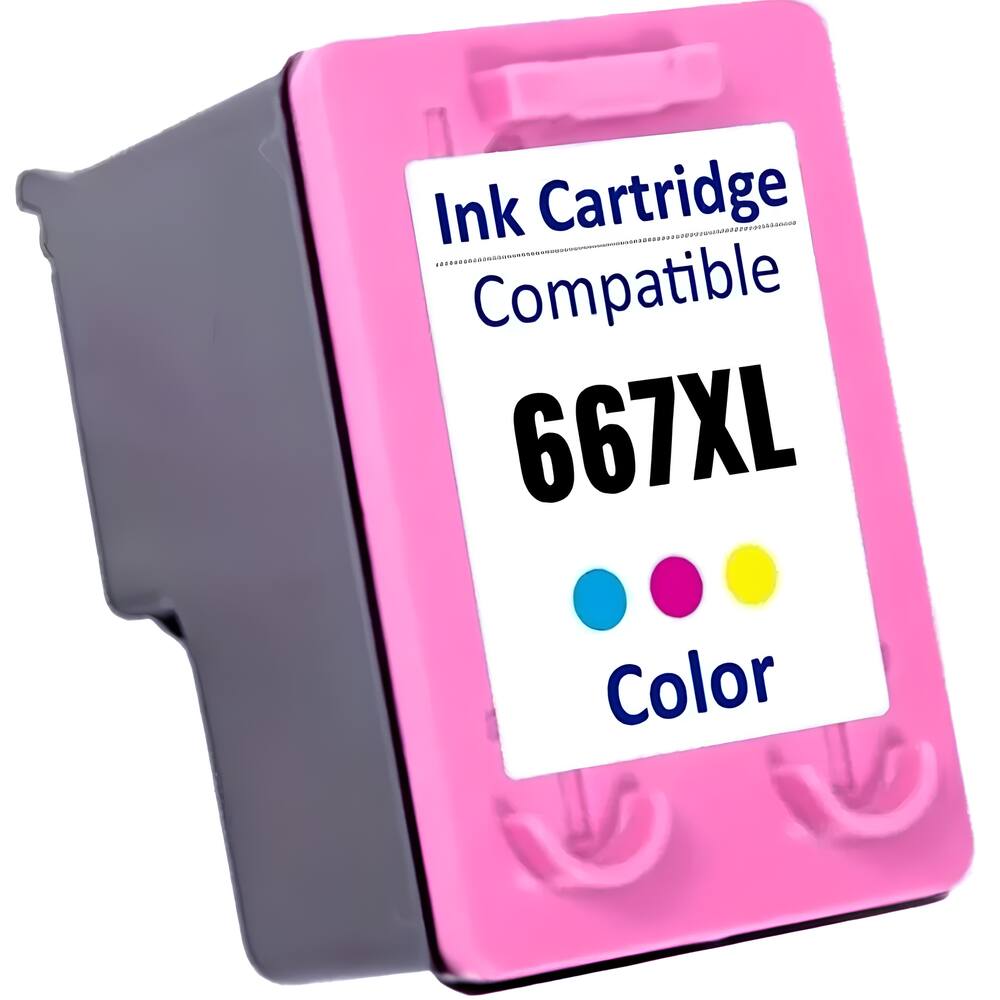 Kit Cartucho Hp 667 667xl Deskjet 2776 Preto E Color | Extra