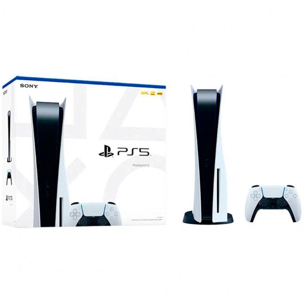 Console playstation 5 digital edition 825gb ssd 2 controle sem fio dualsense headeset | Extra