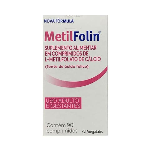 Caixas Suplemento Alimentar Metilfolin 90 Comprimidos | Extra