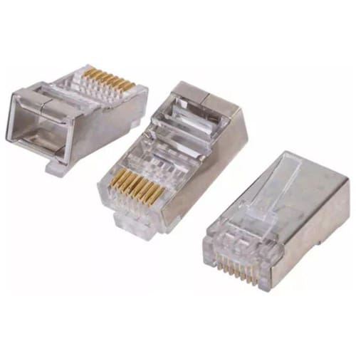 Kit Com 250 Conectores Rj45 Macho, Cat6 | Extra