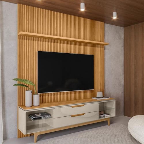 Rack com Painel para TV até 75 Polegadas | Extra