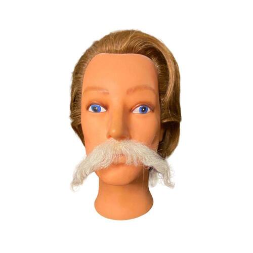 Bigode Grosso Falso Postiço Realista Branco | Extra