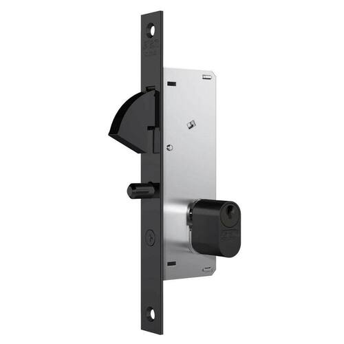Fechadura Stam 940 Correr Espelho Preto | Extra