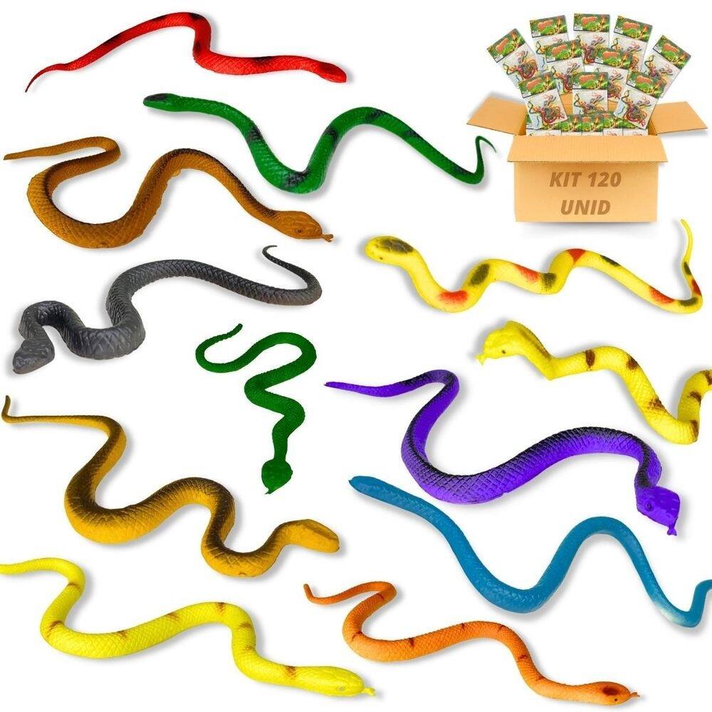 Kit 15 Pacotes Cobras De Brinquedo Prenda | Extra