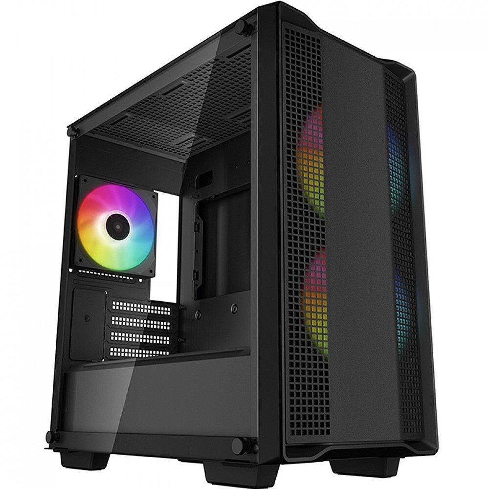 Gabinete gamer pichau apus rgb mid tower lateral vidro temperado com 3 ...