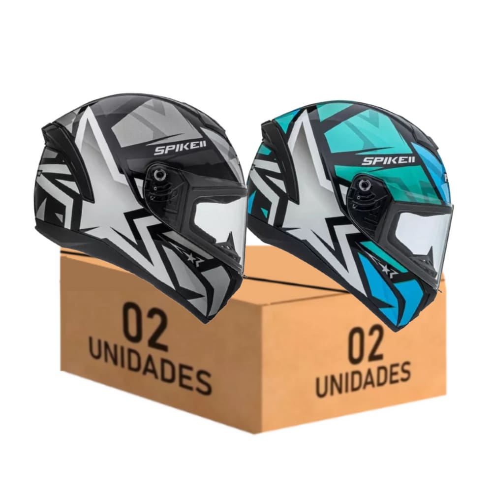 Capacete eng motard cross preto e verde | Extra