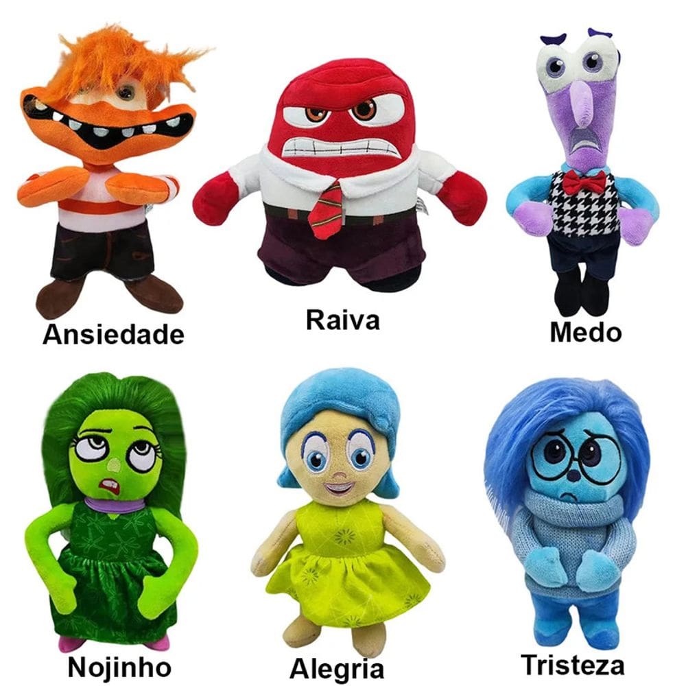 Pelucia Divertidamente Inside Out 2 Boneco 20Cm | Extra