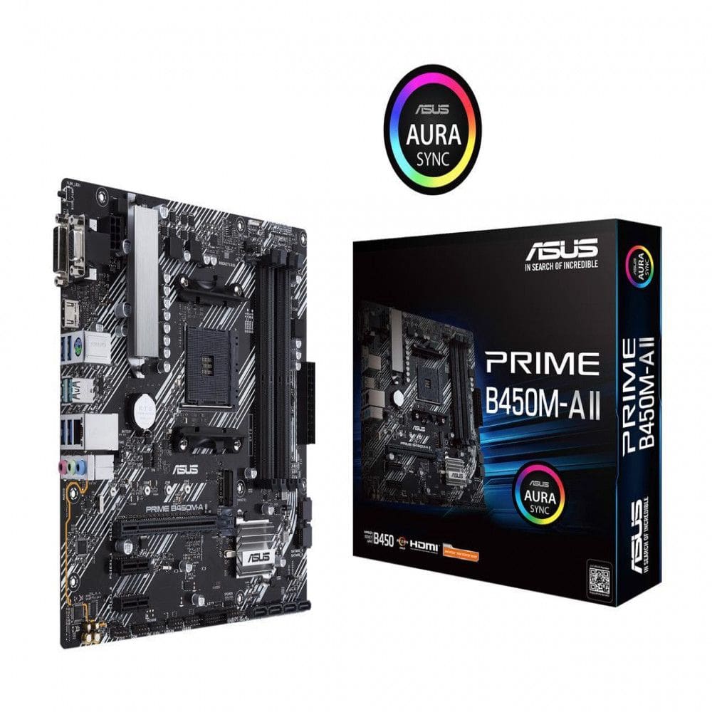 Placa mae asus prime b450m gaming ii ddr4 socket am4 m atx chipset amd ...