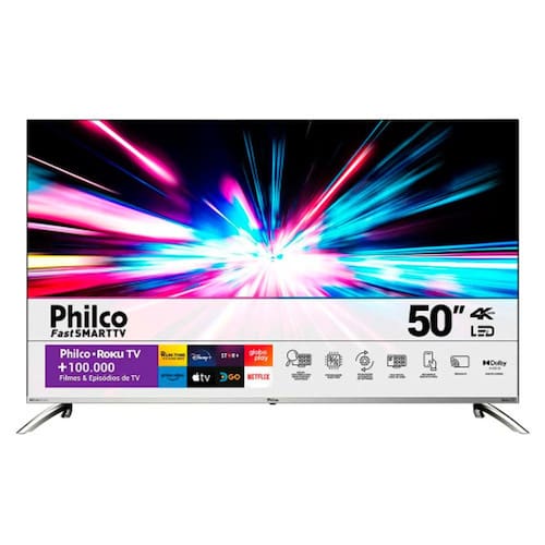 Smart TV Philco 50 Polegadas 4K | Extra