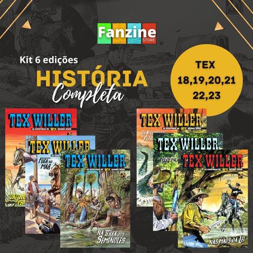 Tex Willer - 18 a 23 - História Completa | Extra