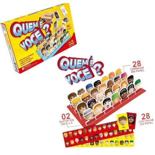 Brinquedo Pedagógico Educativo Jogo De Tabuleiro Quem | Extra