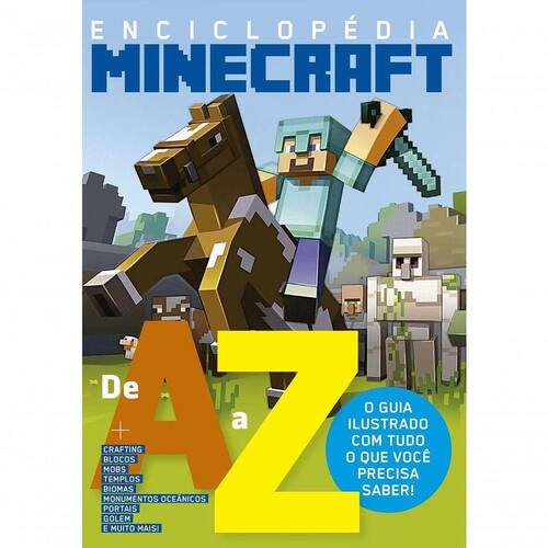 Livro Enciclopédia Minecraft De A A Z - Guia Ilustrado | Extra