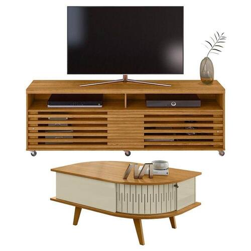 Rack Bancada Frizz Cross Com Mesa De Centro | Extra