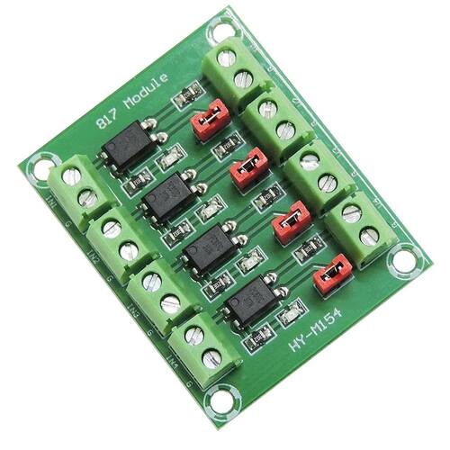 Modulo Optoacoplador 4 Canais Pc817 | Extra