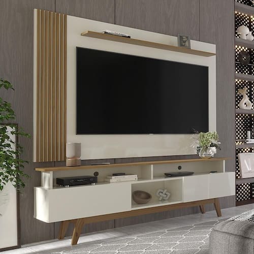 Rack Com Painel Ripado Para Tv Até 70 | Extra