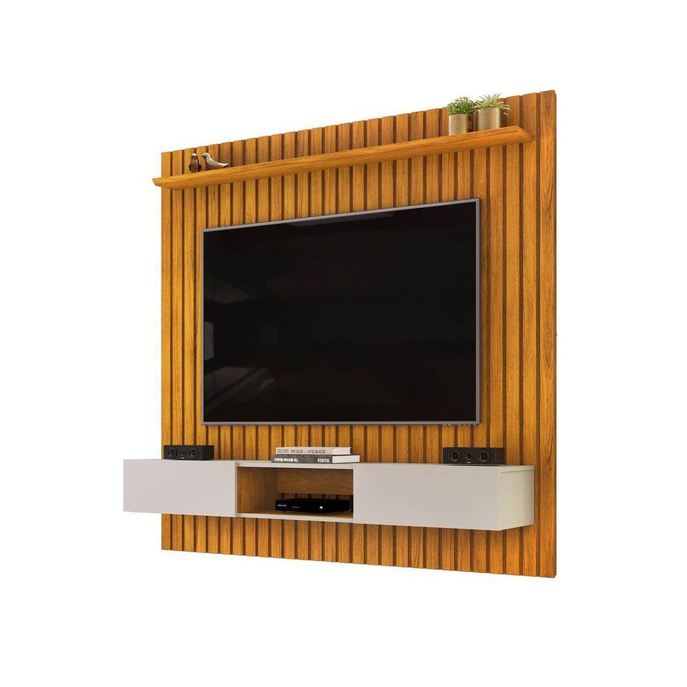 Painel Suspenso Ripado Sala Estar TV | Extra