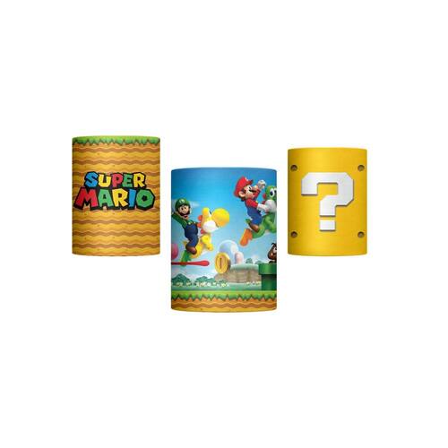 Trio Capas Cilindros Sublimado Super Mario | Extra