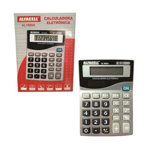 Calculadora Eletrônica 8 Dígitos | Extra