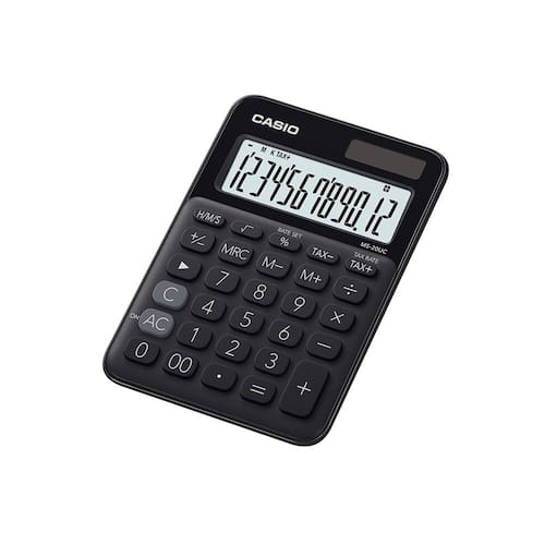 Calculadora compacta Casio mesa visor amplo | Extra