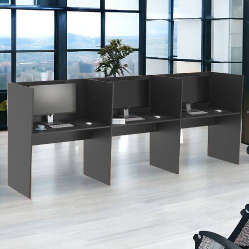 Mesa Call Center 3 Lugares Mesa De Trabalho | Extra