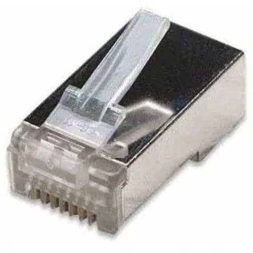 Kit Com 100 Conectores Rj45 Macho, Cat6 | Extra
