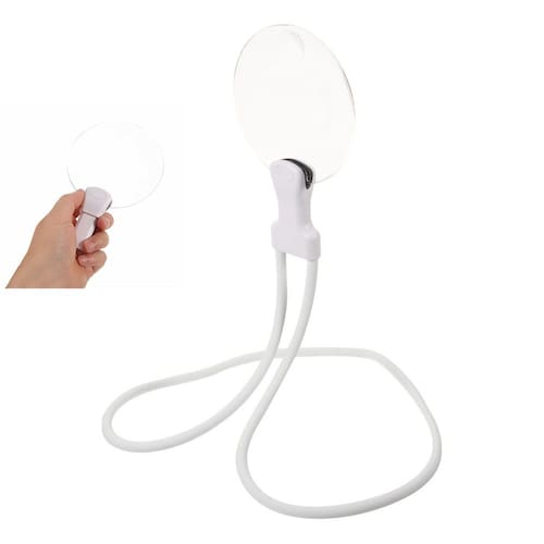 Lupa de Leitura Haste Flexivel Pescoço Apoio | Extra